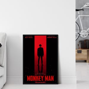 Monkey Man - Movie Poster | Digital Download | High Quality Ready to ...