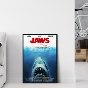 Jaws - Movie Poster | Digital Download | High Quality Ready to Print - Etsy