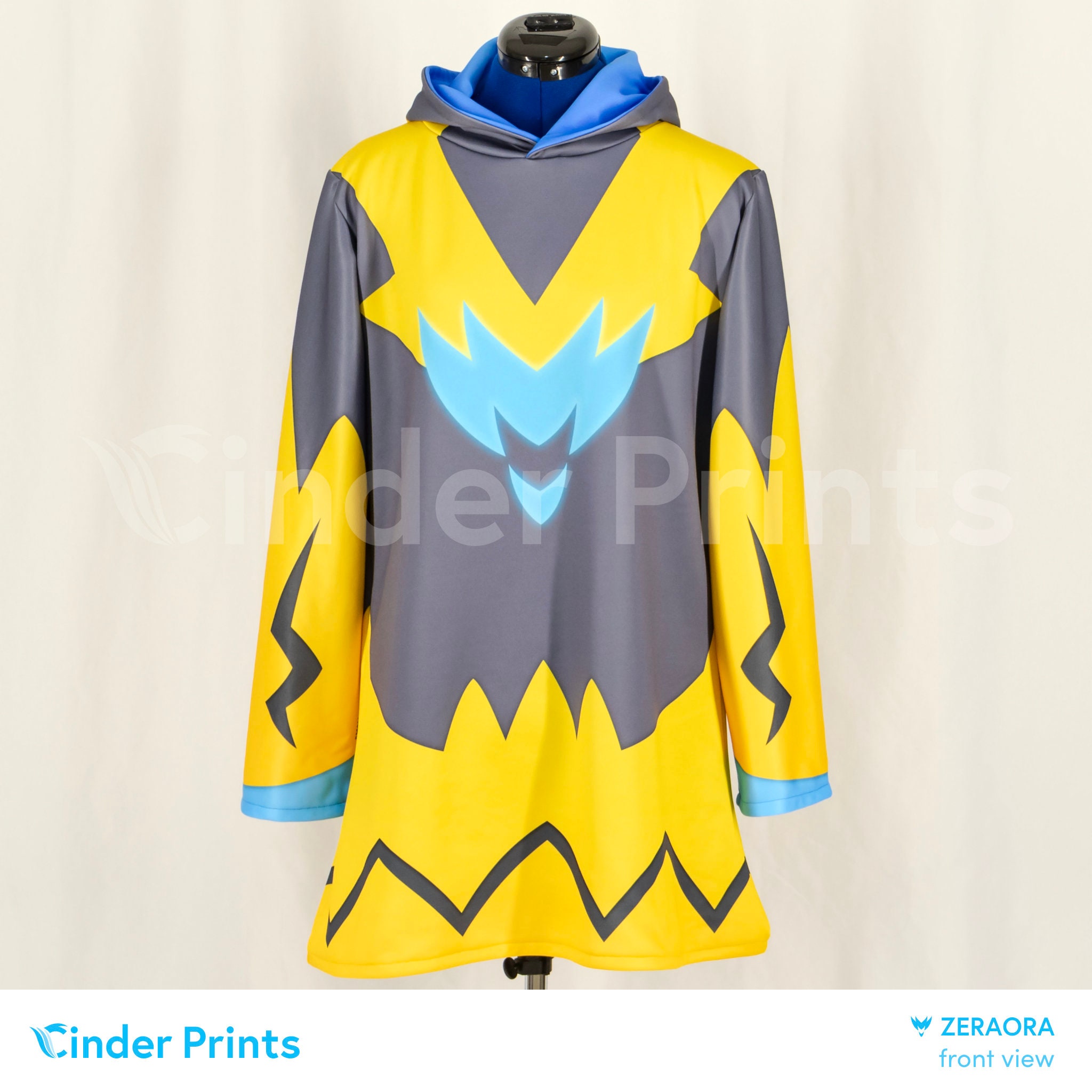 Zeraora Inspired Printed Hoodie - Etsy