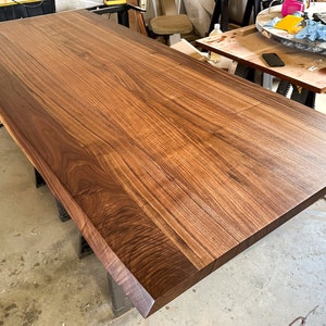 Faux Live Edge Walnut Table Top - Etsy