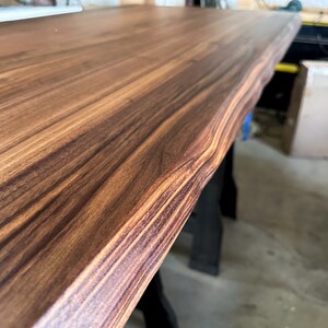 Faux Live Edge Walnut Table Top - Etsy