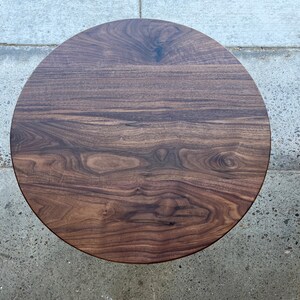 Walnut Round Table Top 24 - Etsy