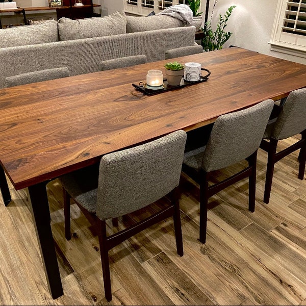 Walnut Dining Room Table - Etsy