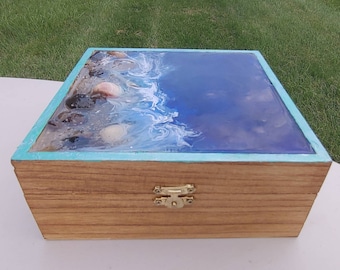 Resin Ocean Jewelry Box - Etsy