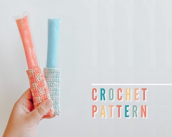 PDF Pattern for Crochet Freeze Pop Holder Pattern Bundle Crochet ...