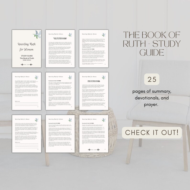 Book of Ruth Study Guide | Bible Study Guide | Digital Download | PDF | Faith | Women’s Bible ...