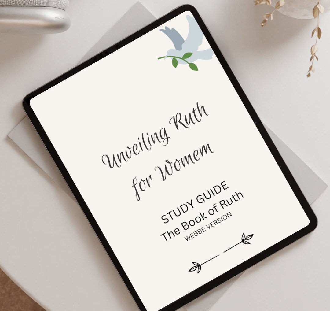 Book of Ruth Study Guide Bible Study Guide Digital Download PDF Faith Womens Bible Devotionals ...