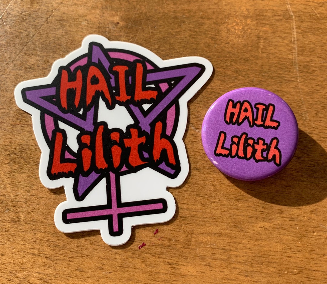 Hail Lilith A Vinyl Sticker and Button Set Inspired by - Etsy