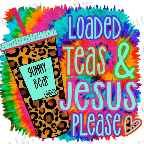 Loaded Tea PNG / Nutrition Drink / Digital Download / | Etsy