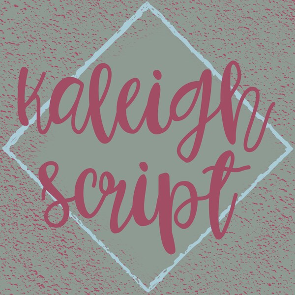 Hand Drawn Cursive Font - Etsy