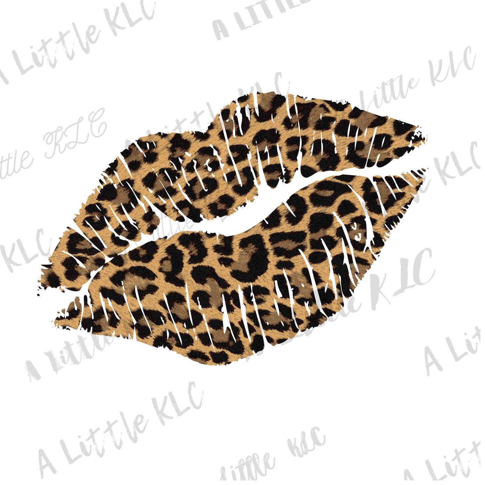 Leopard Lips Design Sublimation Design Graphic Design - Etsy