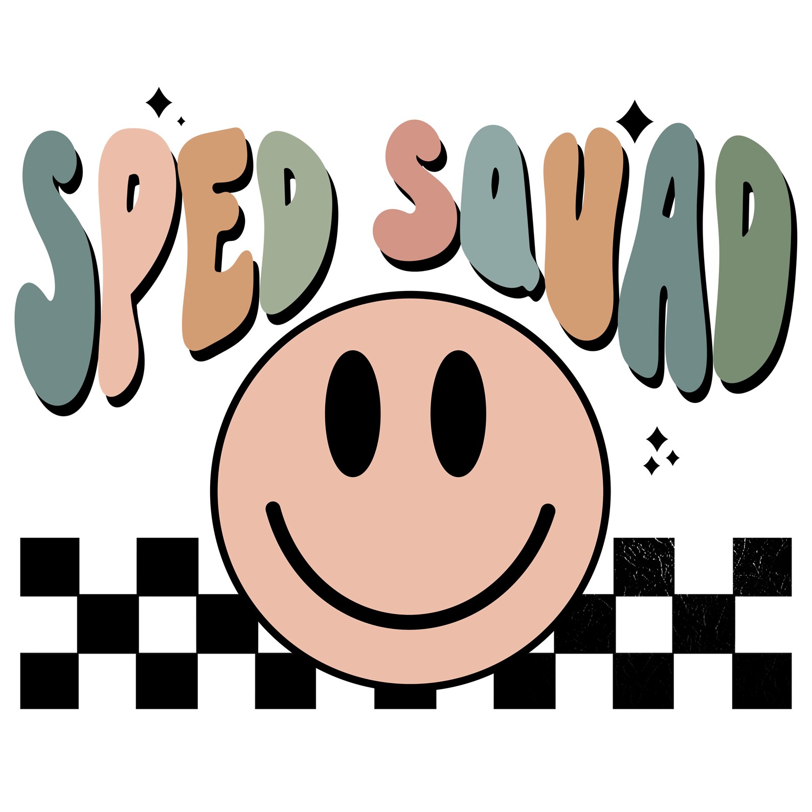 Sped Squad Teacher Design Sublimation Design Graphic Design - Etsy