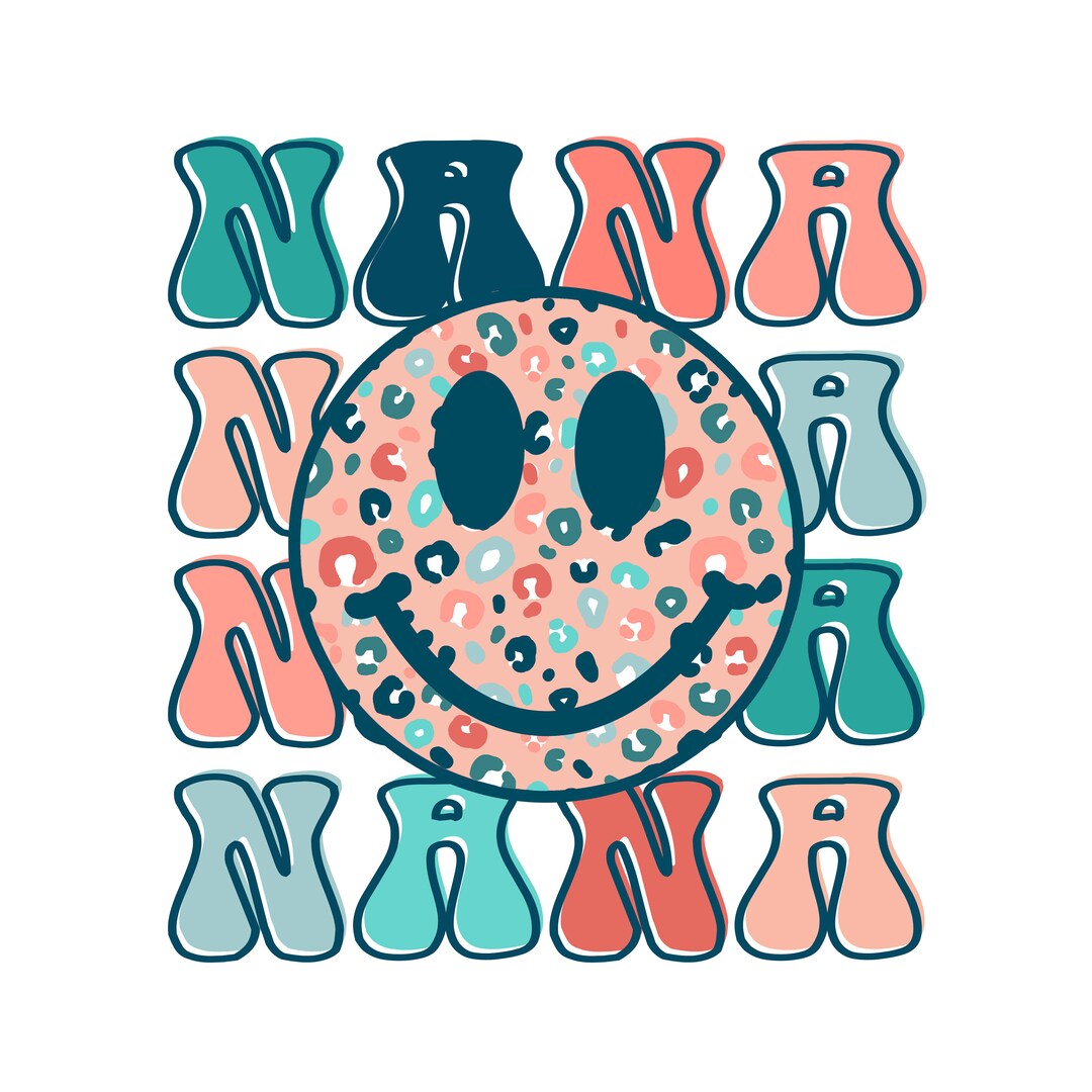 Retro Nana Design Sublimation Design Graphic Design Digital - Etsy