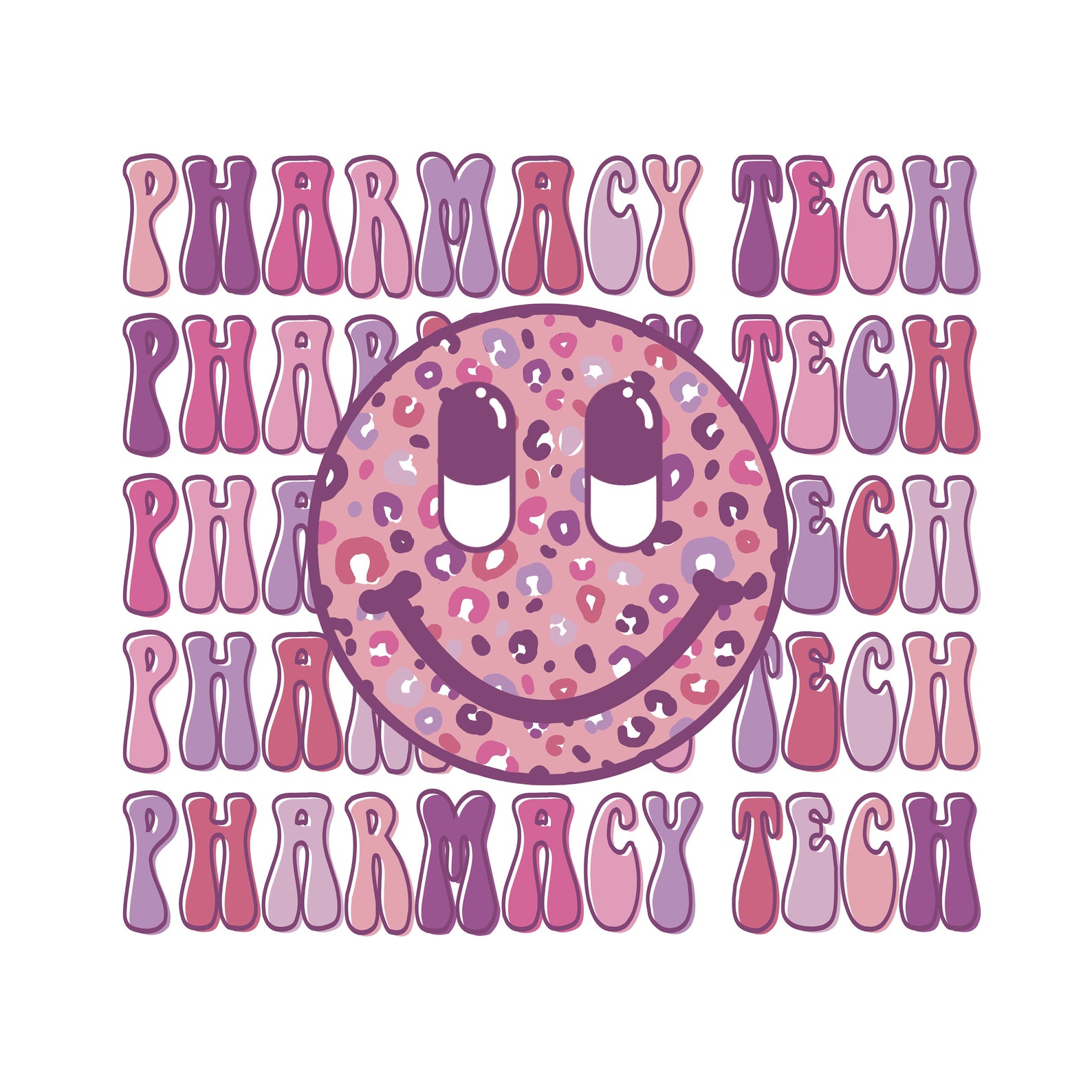 Pharmacy Tech Design Sublimation Design Graphic Design - Etsy