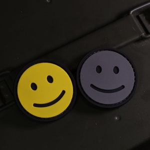 PVC Patch, Tactical Morale Patch, Small Patch, Smile - Etsy