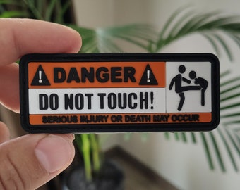 Do Not Touch Patch - Etsy