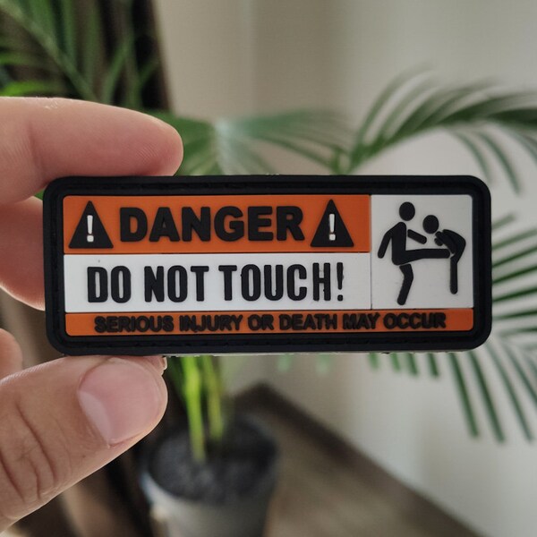 Dont Touch Patch - Etsy