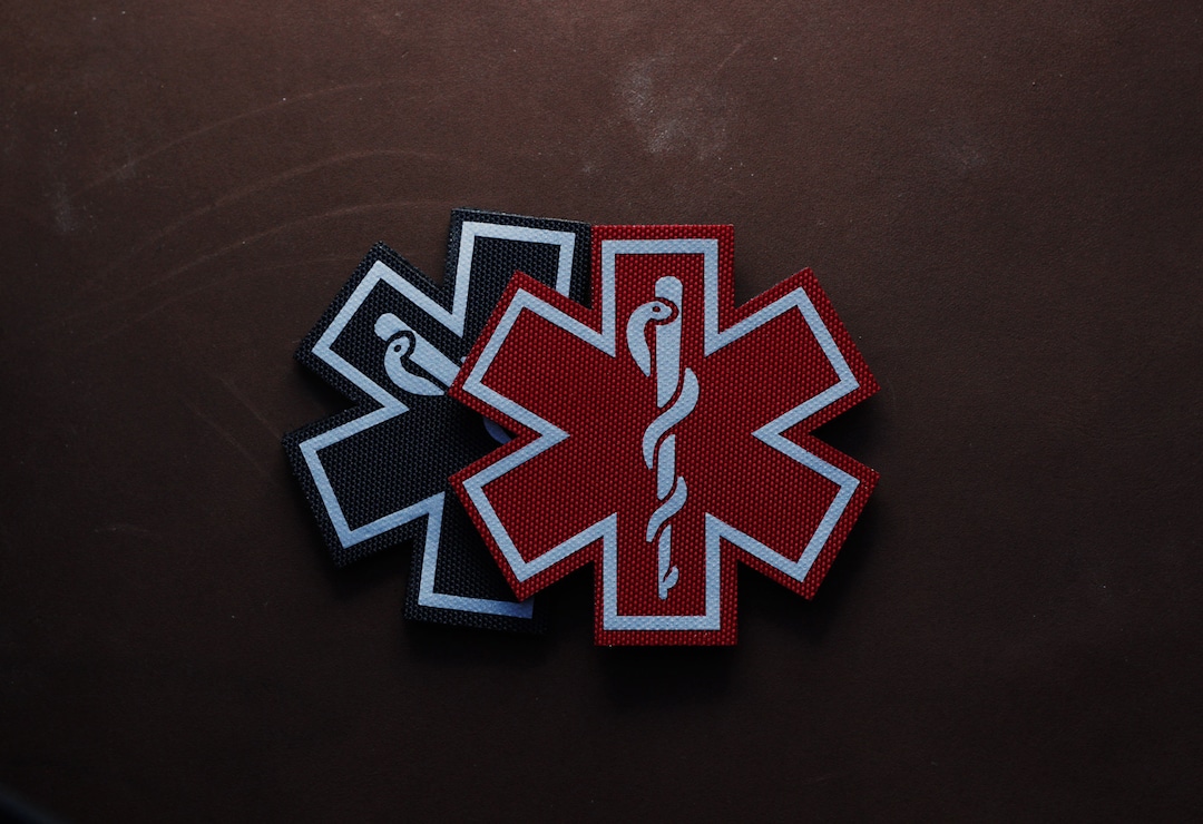 Reflective Patch, Laser Cut Patch Med, Ambulance, Paramedic Patch - Etsy