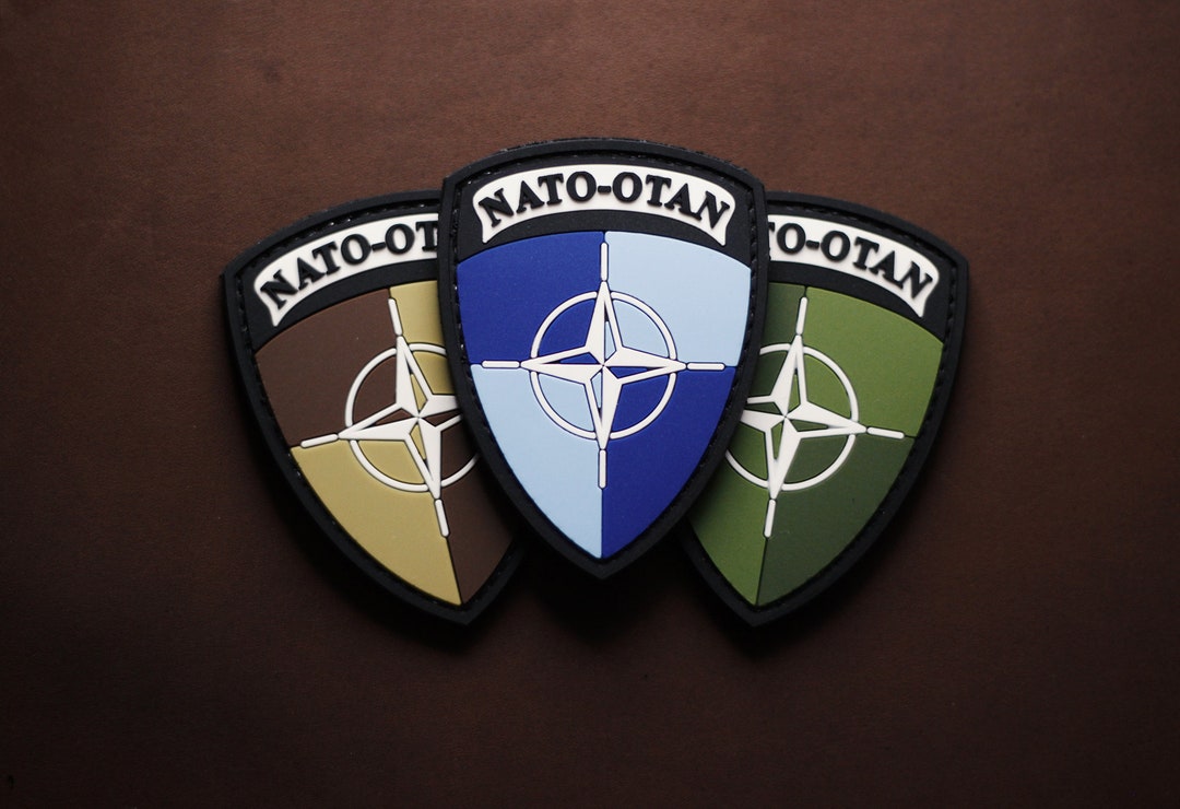 NATO PVC Patch Tactical Morale Patch, Patch, Hook and Loop Patch, OTAN ...