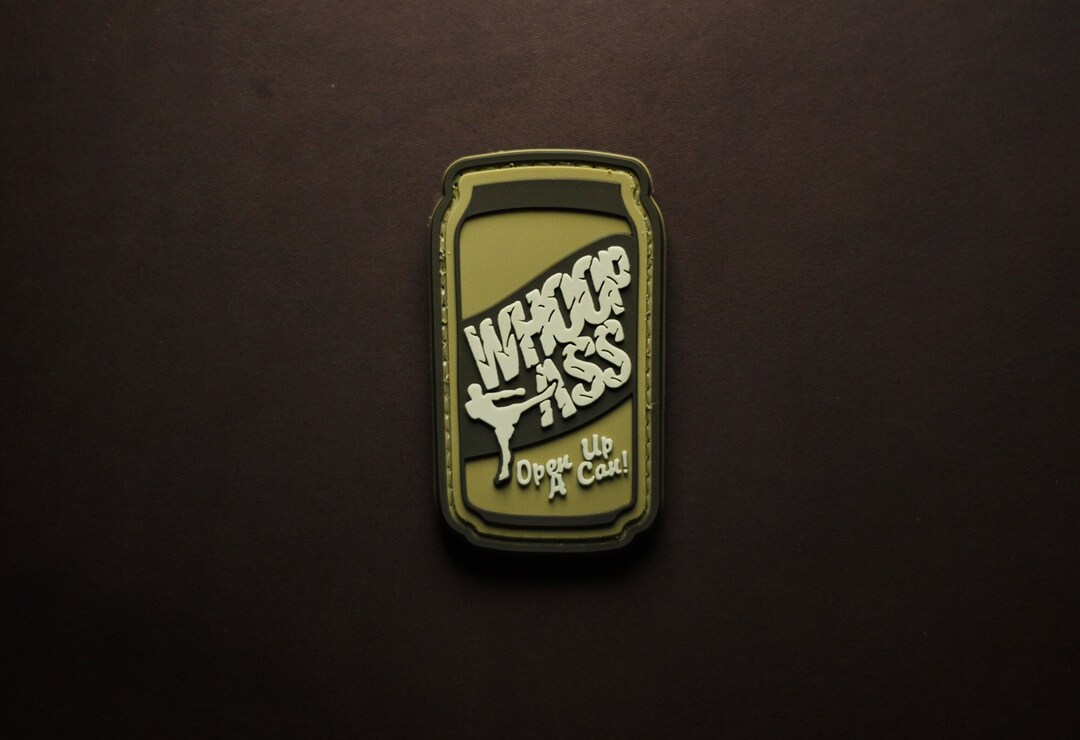 PVC Patch Whoop Ass, Tactical Morale Patch, Hook and Loop Patch - Etsy