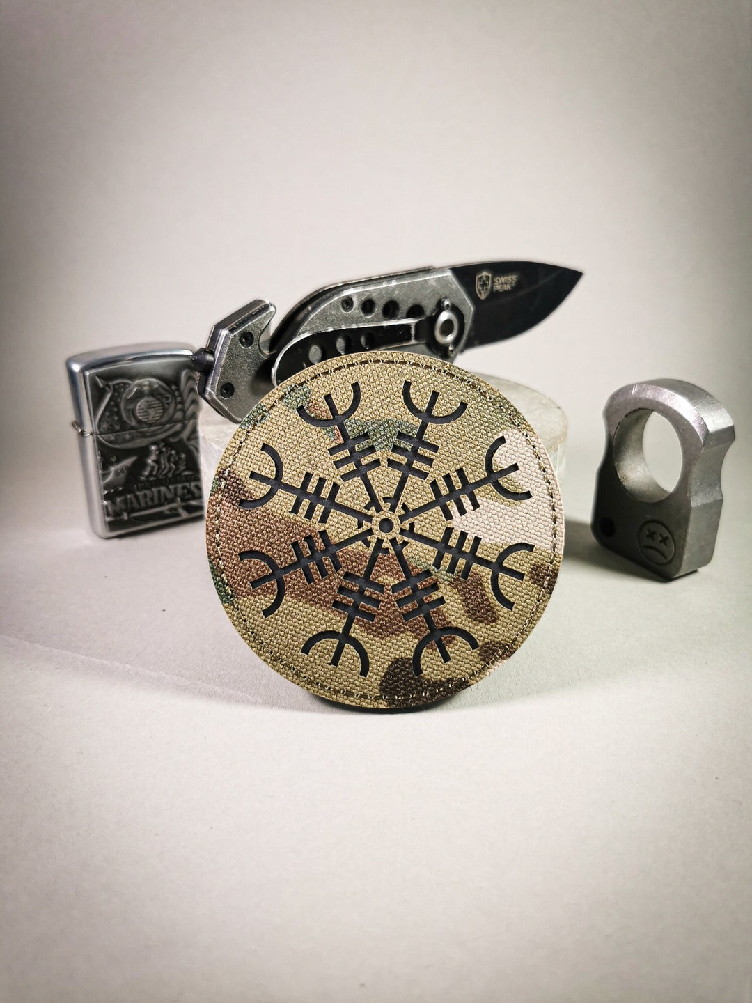 Laser Cut Patch, IR Patch, Tactical Morale Patch Vegvisir, Viking Compas, Viking Sign - Etsy