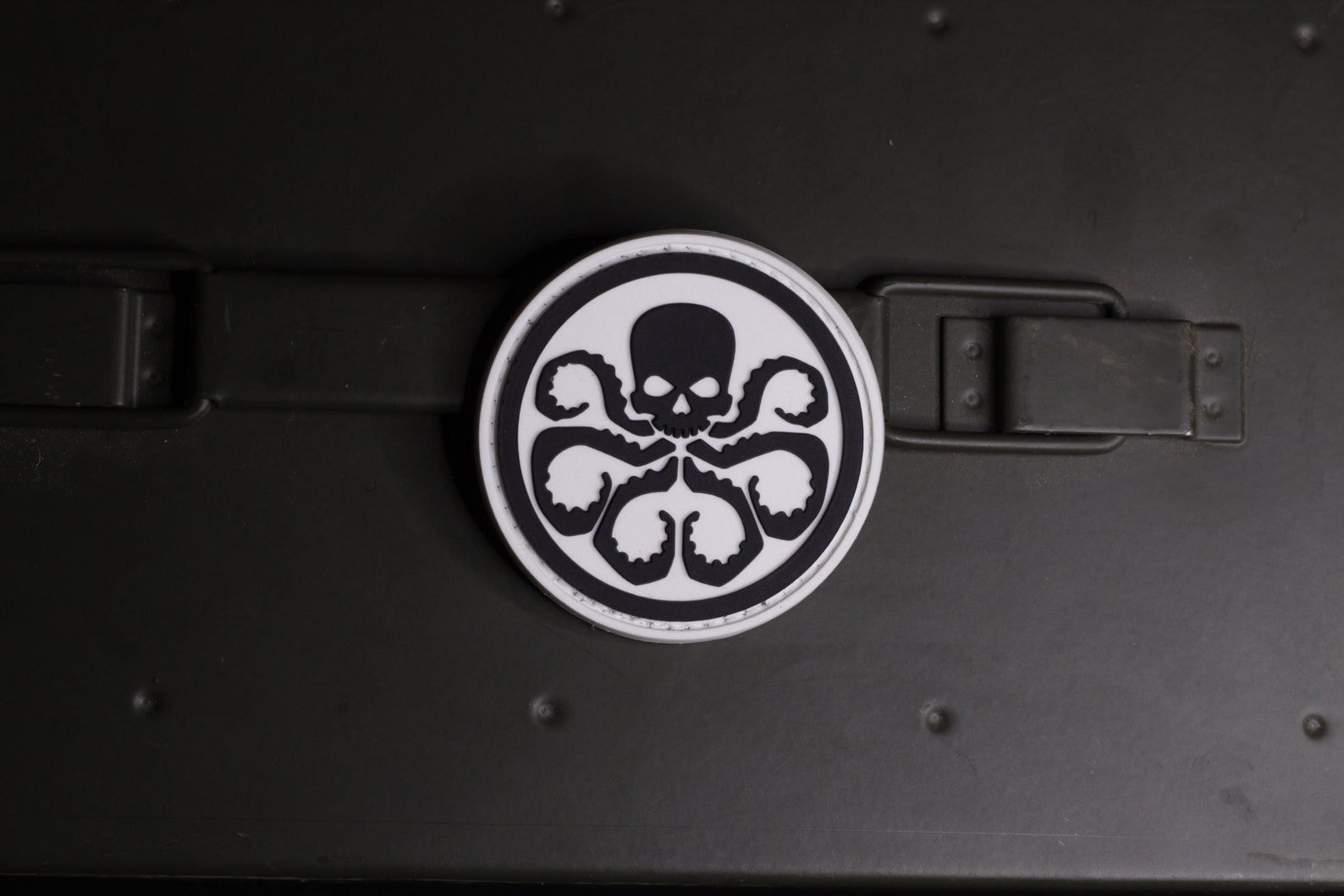 Skull Hydra PVC Patch | Mythic Tactical Emblem, Hook Backing - Etsy