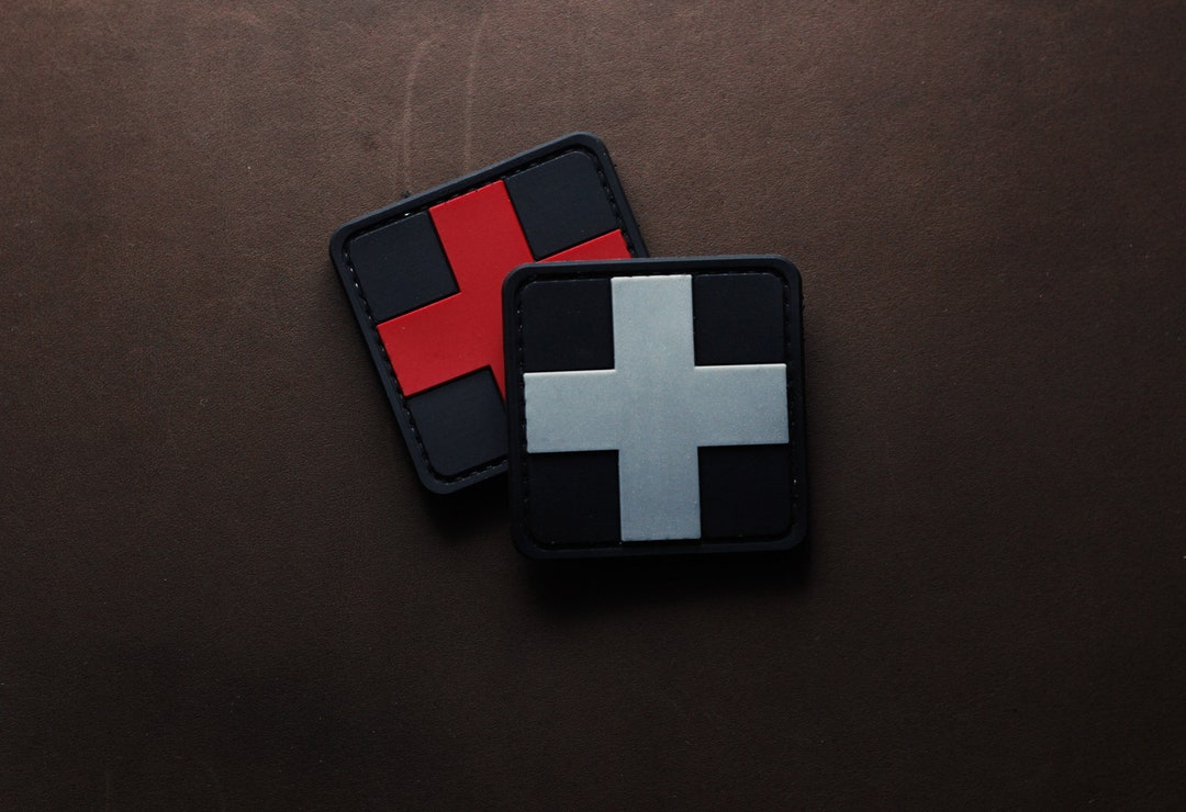 PVC Tactical Morale Patch MED Cross - Etsy