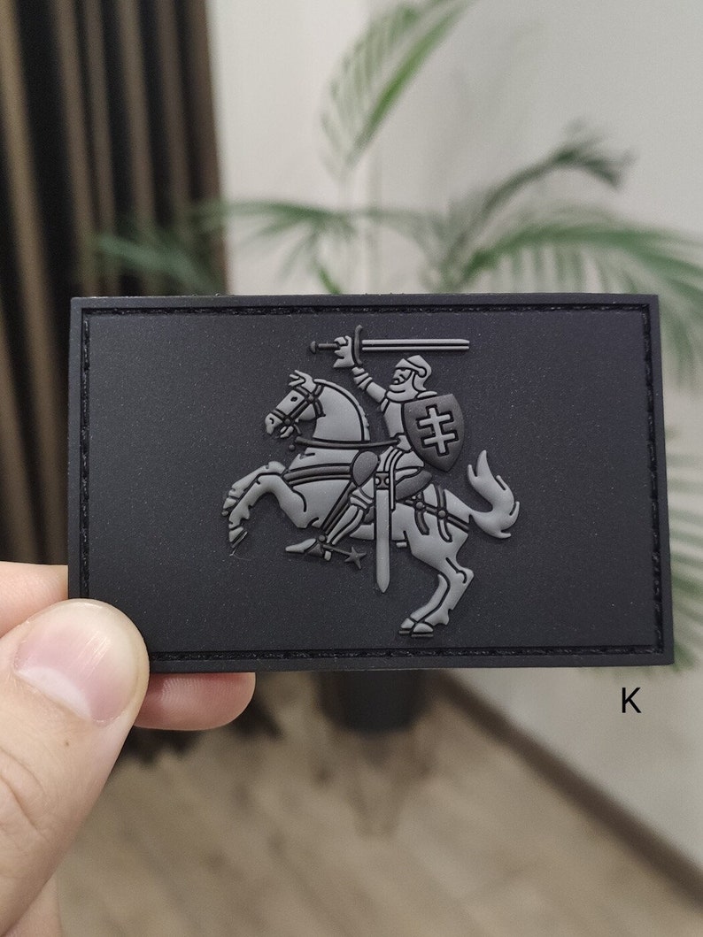 PVC Tactical Morale Patch Knight Vytis - Etsy