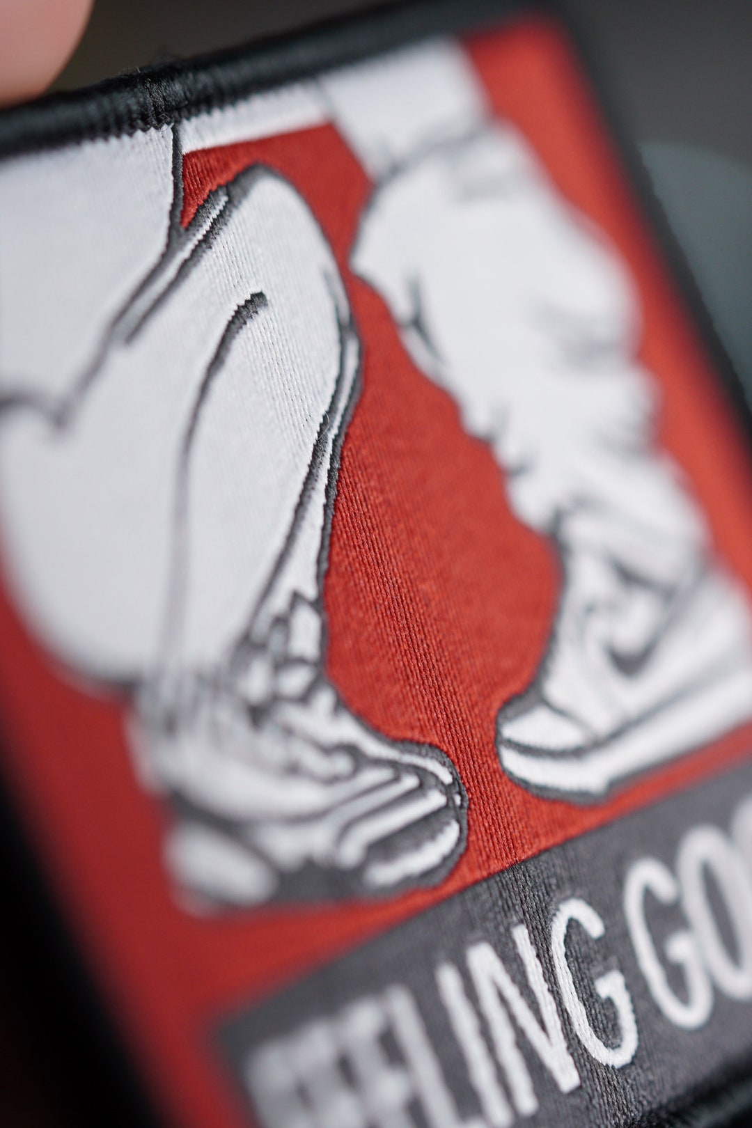 Woven, Embroidered Patch Tactical Morale Patch Feel Good - Etsy