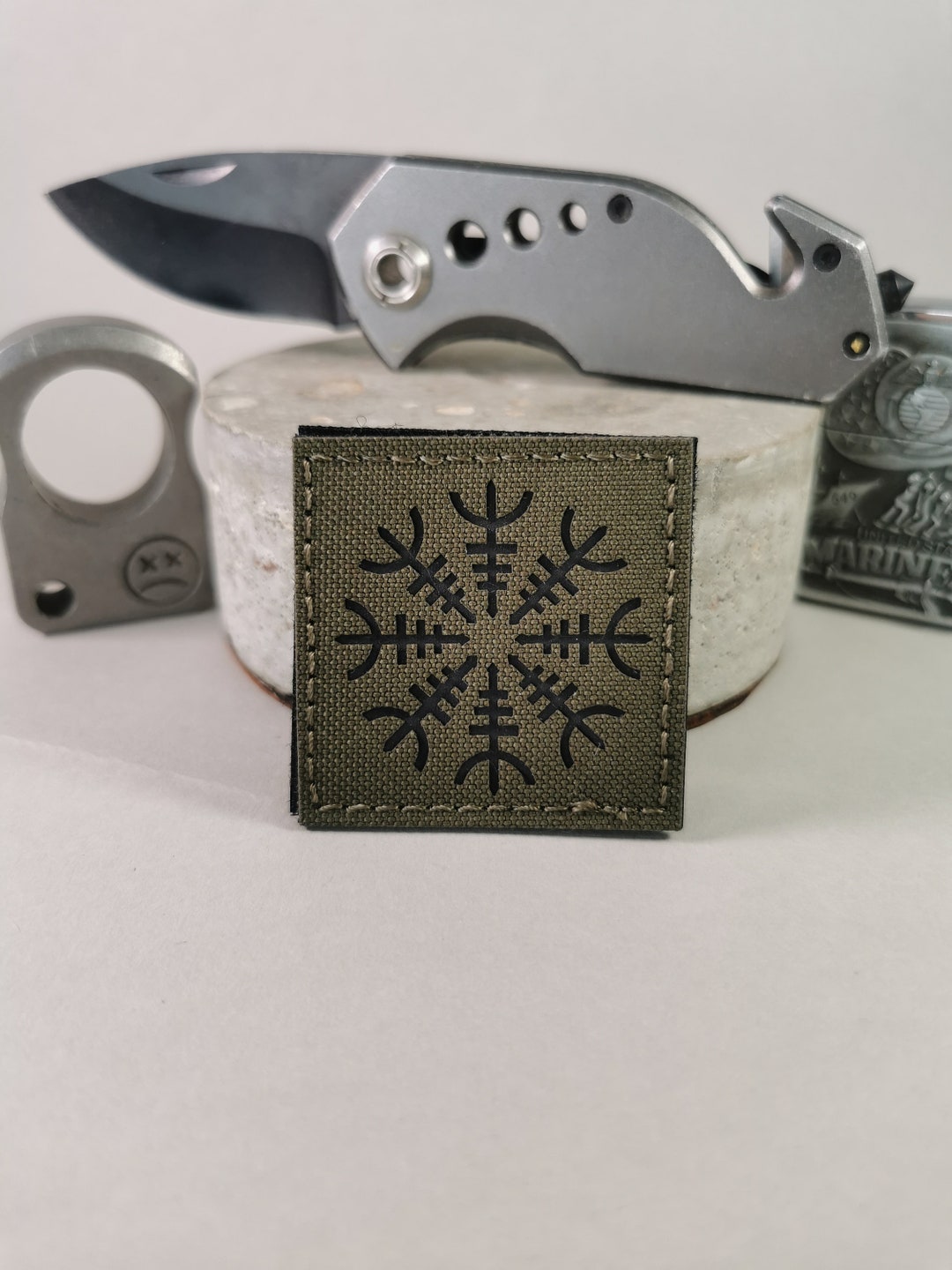 Laser Cut Patch Tactical Morale Patch Vegvisir Viking - Etsy