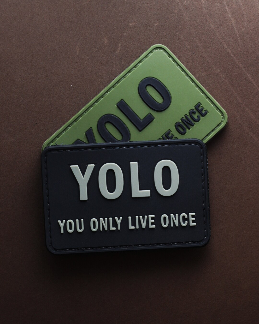 PVC Tactical Morale Patch, YOLO, You Only Live Once - Etsy