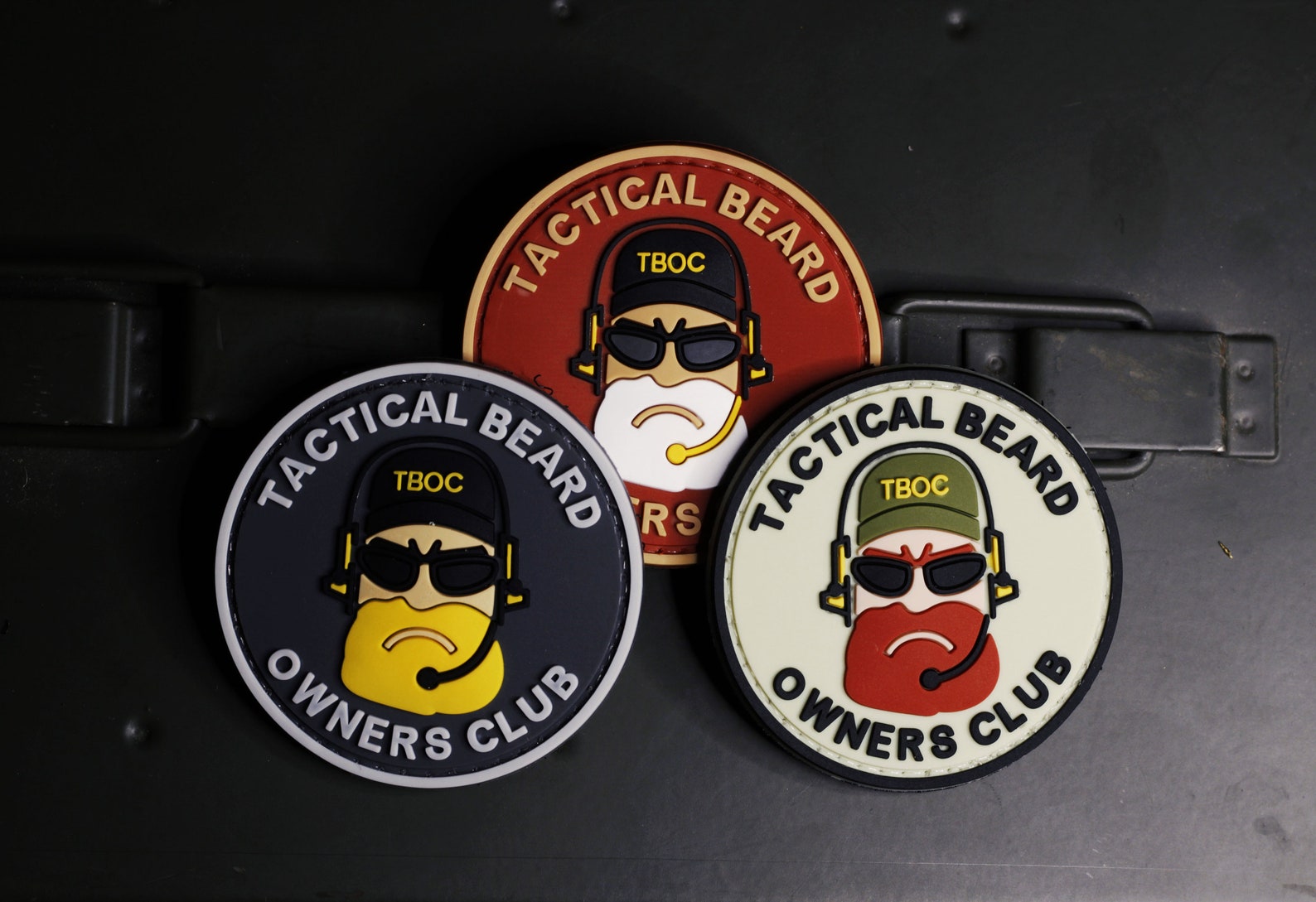 PVC Tactical Morale Patch Tactical Beard Owner Club - Etsy