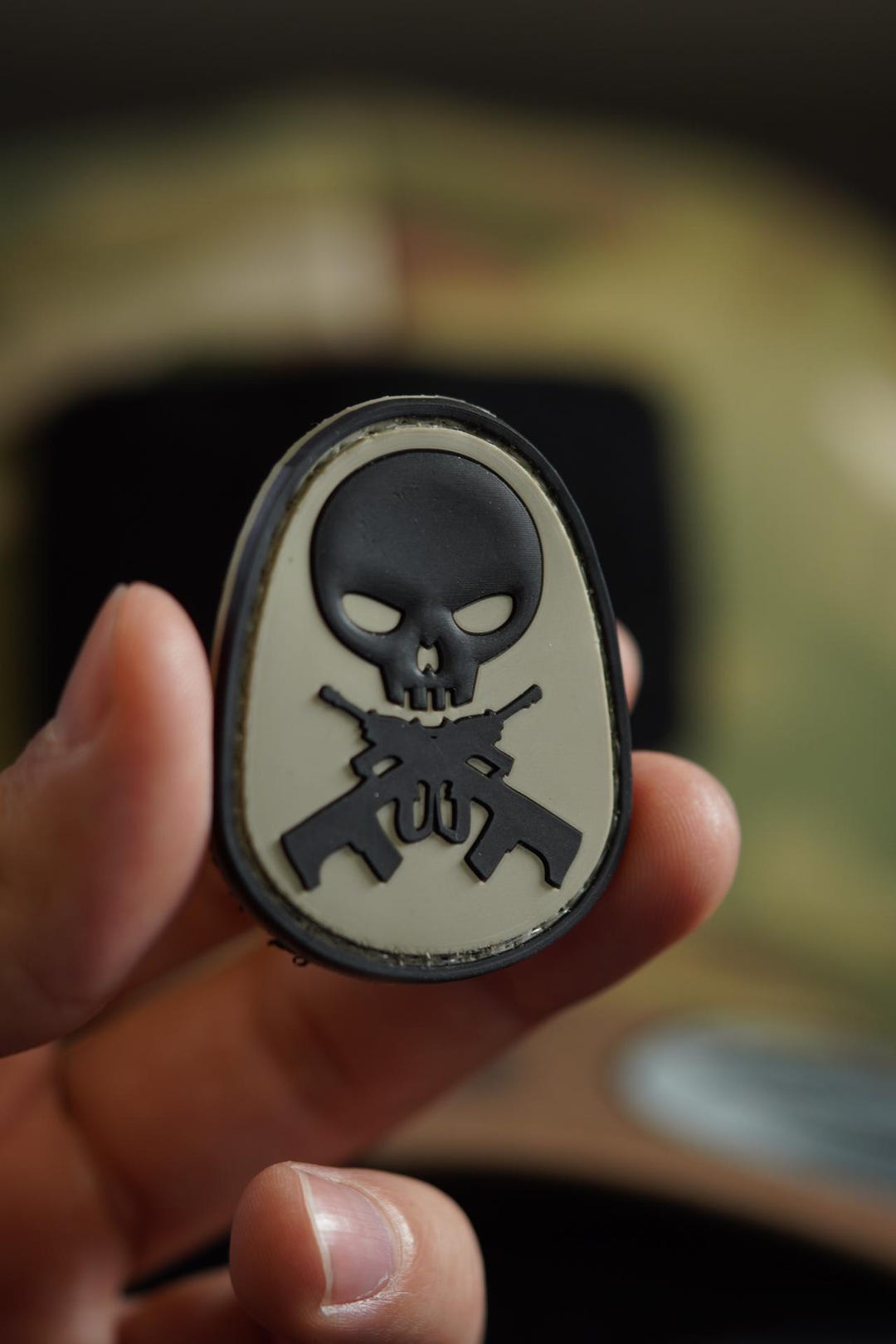 PVC Tactical Morale Patch Skull Alien - Etsy