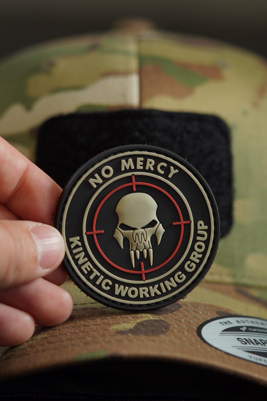 PVC Patch Tactical Morale Patch No Mercy Kinetic Working Group - Etsy