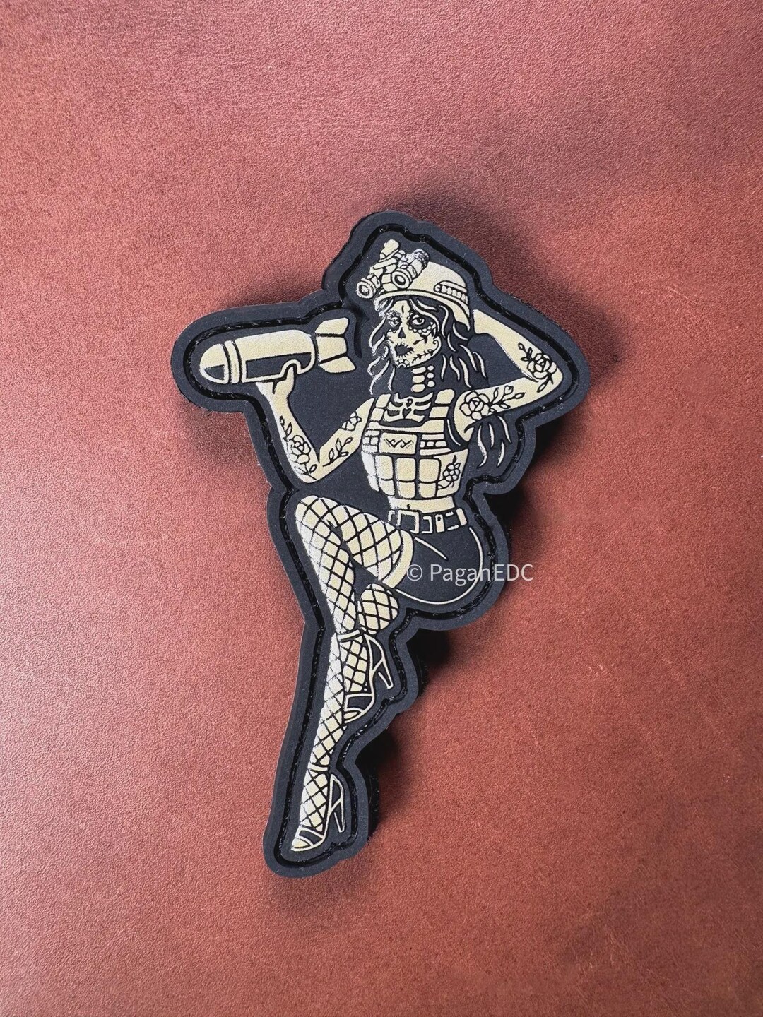 Girl PVC Morale Patch | “droppin’ Bombs” Pin-up Girl | Tactical Hook ...