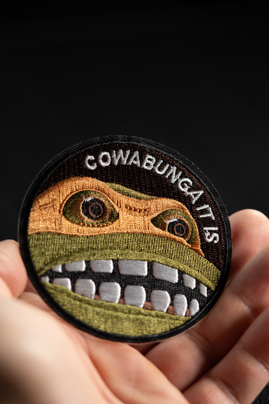 Iron on Tactical Morale Patch Embroidered Ninja Turtles, Embroidery ...