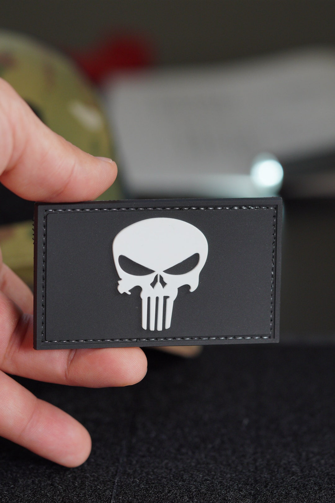 Pvc Patch Tactical Morale Patch Patch Skull Etsy