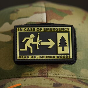 In Case of Emergency PVC Tactical Morale Patch – Hook Backing - Etsy