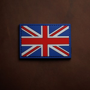 PVC Patch Tactical Morale Patch UK Flag. - Etsy