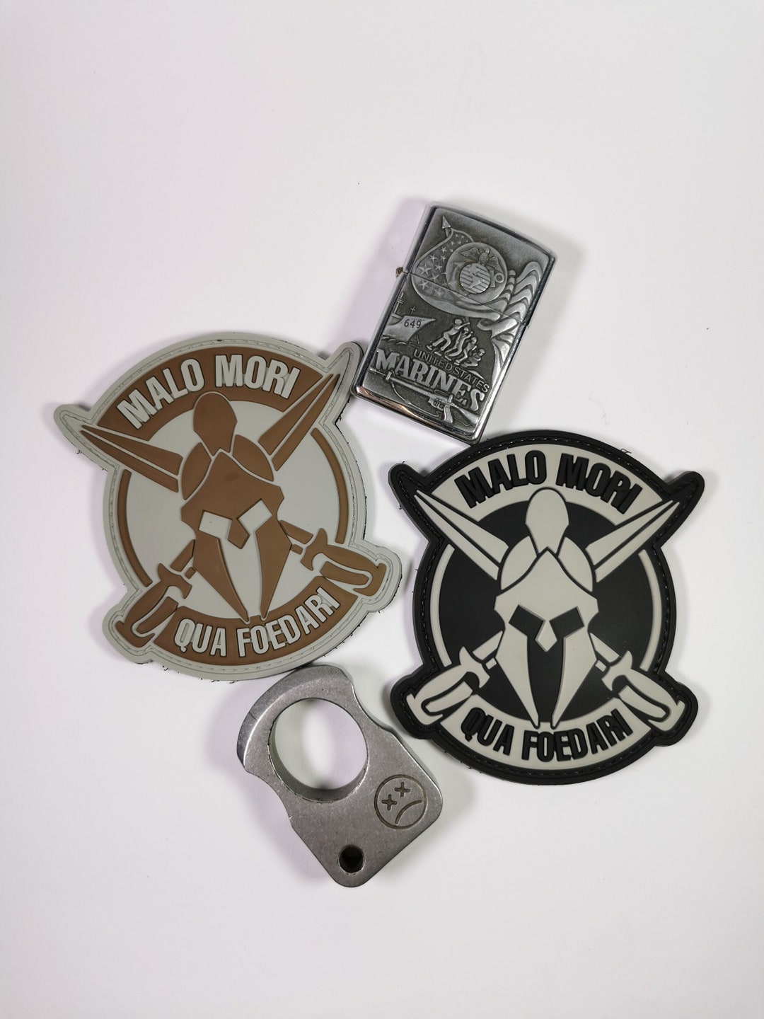 PVC Patch Tactical Morale Patch Velcro Patch Malo Mori Qua Foedari, Spartan, Gladiator - Etsy