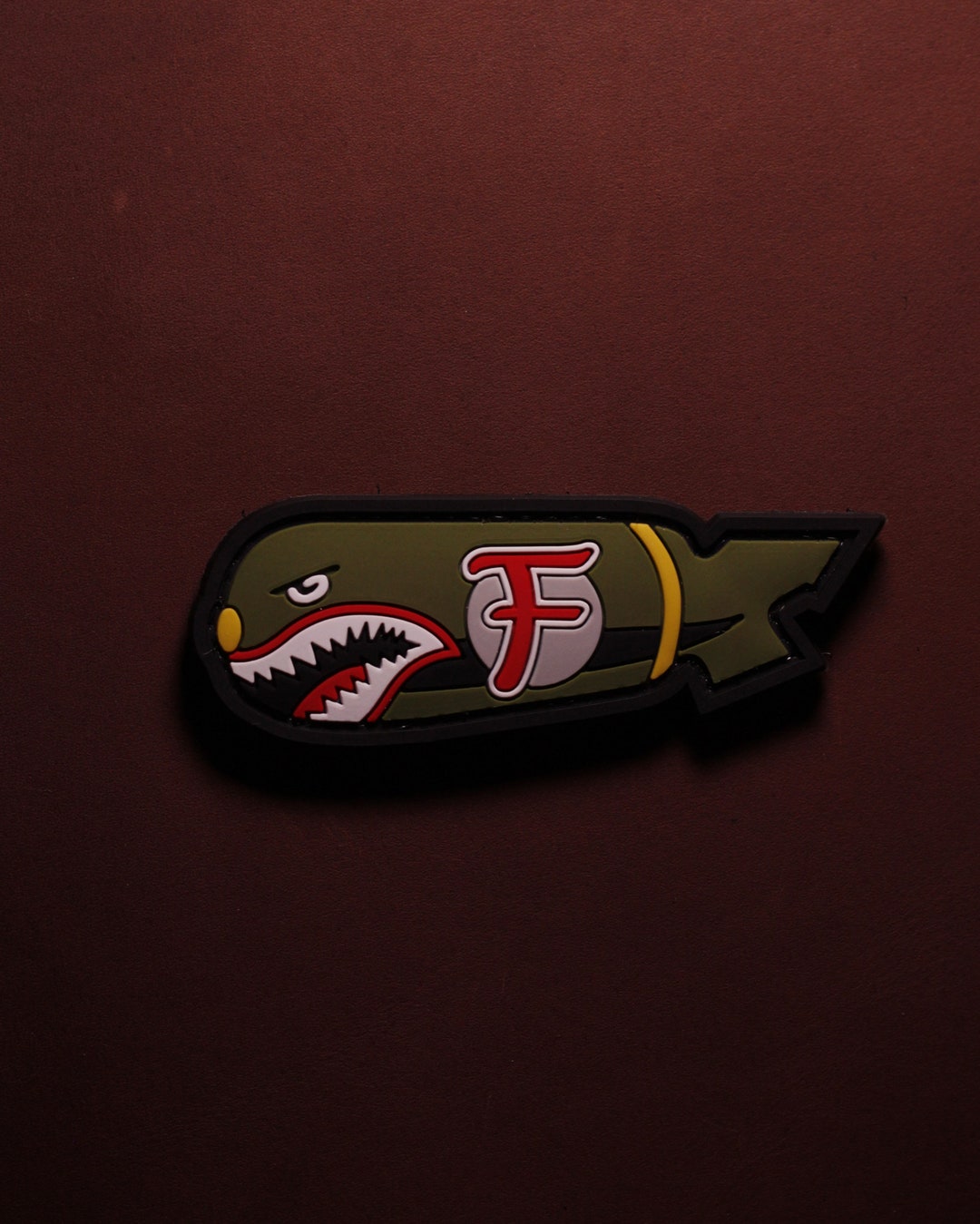 F Bomb Shark PVC Tactical Morale Patch – Hook Backing - Etsy