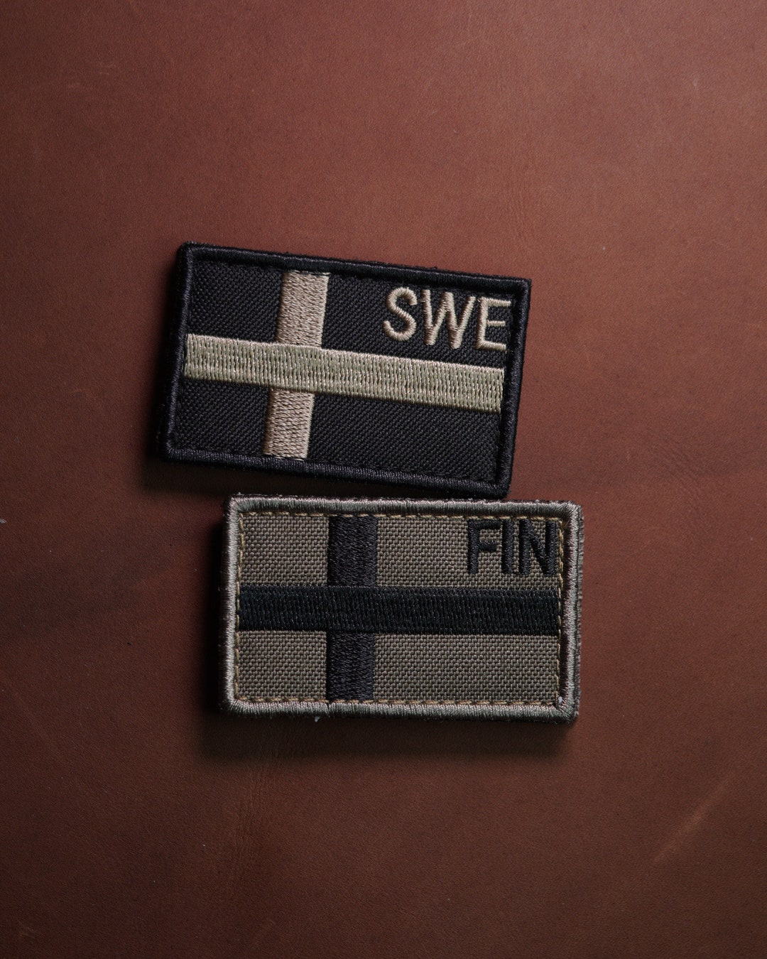 Embroidered Sweden/finland Flag Patch: Tactical Morale Patch - Etsy