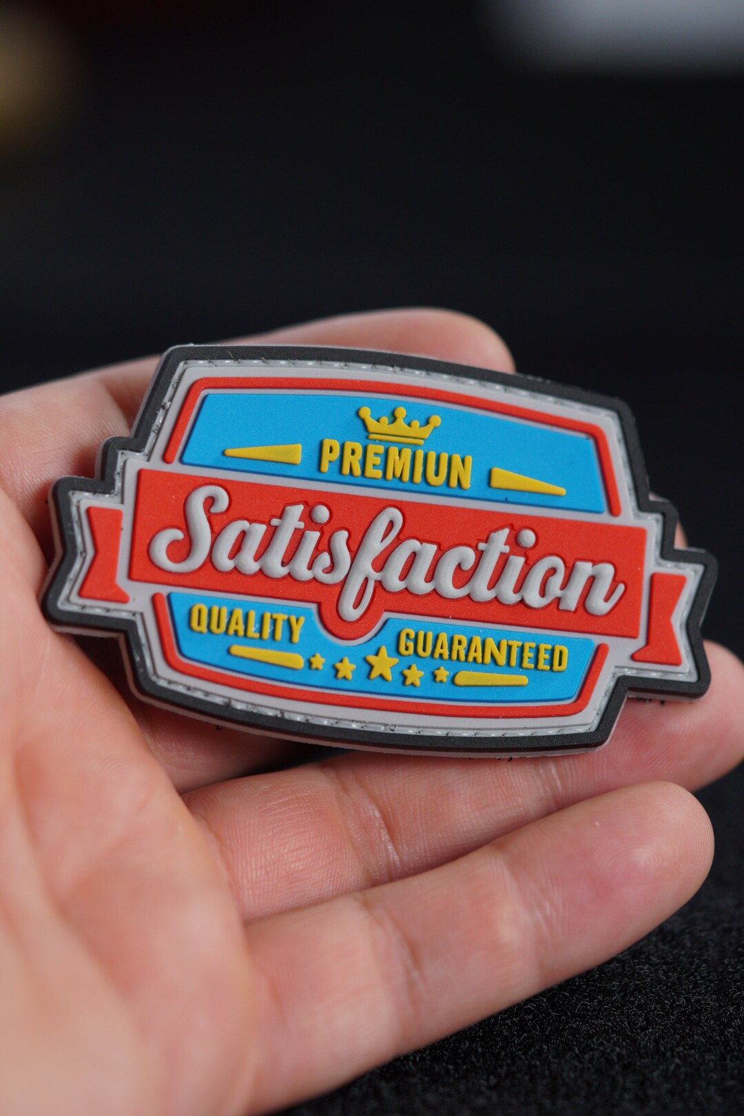Satisfaction PVC Tactical Morale Patch – Hook Backing - Etsy