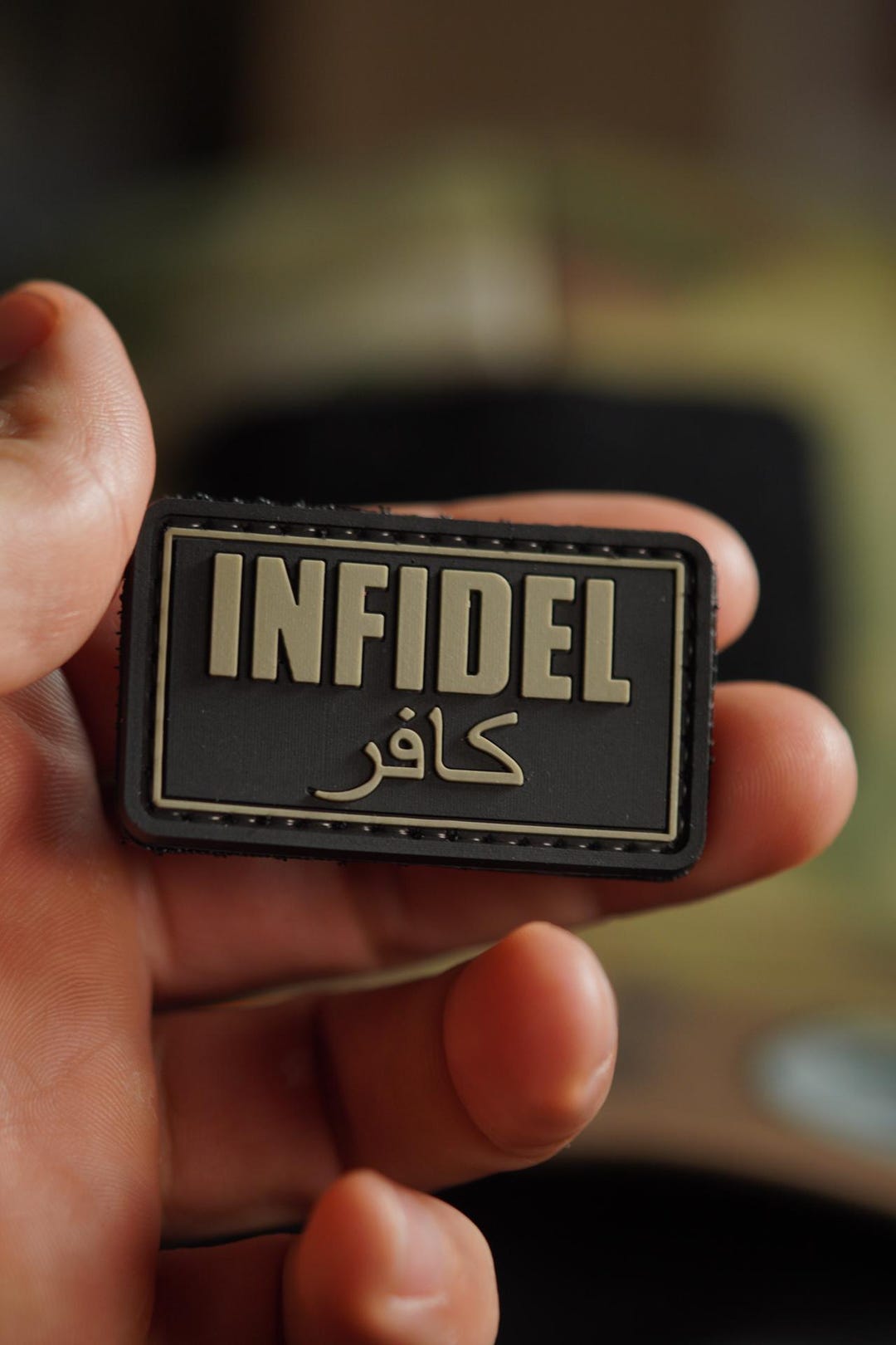 PVC Morale Patch Infidel - Etsy