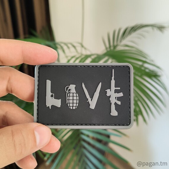 PVC Tactical Morale Patch LOVE - Etsy