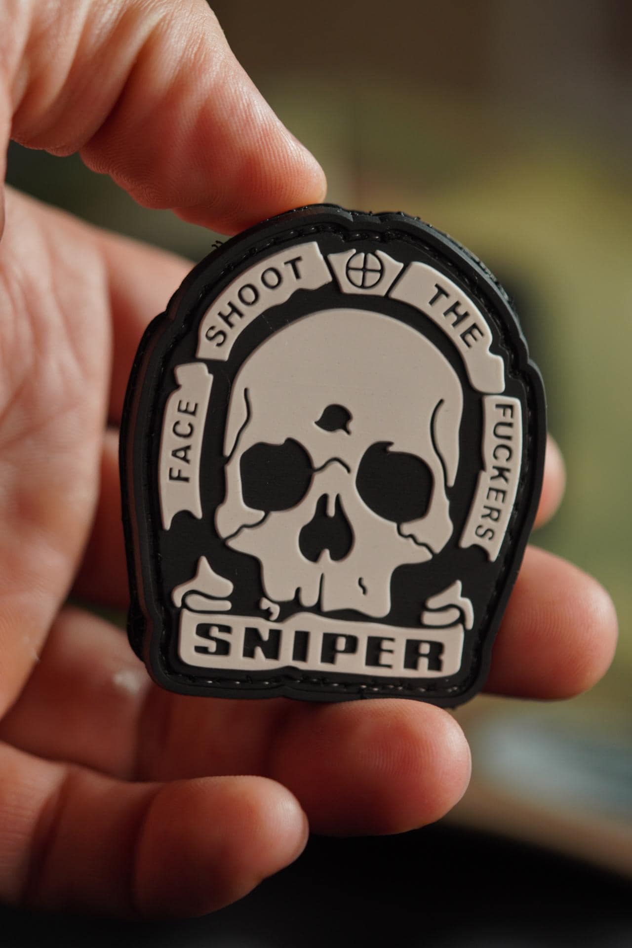 PVC Tactical Morale Patch SKULL Punisher, Skull Sniper - Etsy