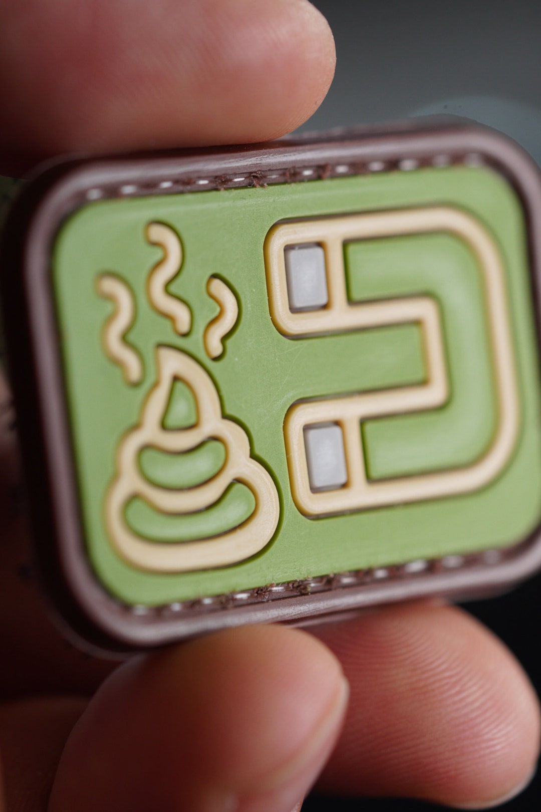 PVC Tactical Morale Patch Smile, Shit Magnet - Etsy