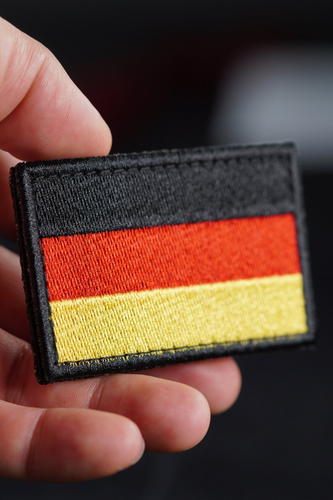 Patch Woven, Embroidered Tactical Morale Patch Germany Flag Hook ...