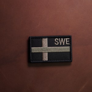 Embroidered Sweden/finland Flag Patch: Tactical Morale Patch - Etsy
