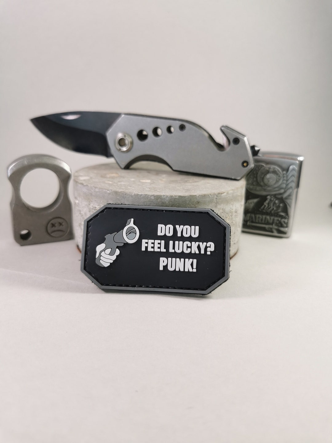 PVC Patch Tactical Morale Patch Do You Feel Lucky Punk? - Etsy